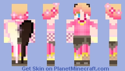 Pink Fallen Angel Minecraft Skin