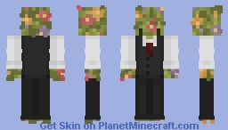 Classy Suit and Brown Tie Vine Skin Minecraft Skin
