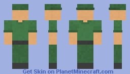 Soldier Template (Cap) Minecraft Skin