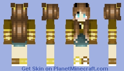 Humanoid Bee [Female version] Minecraft Skin