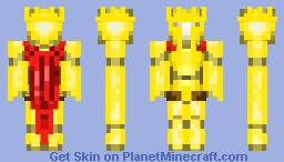 Golden King Minecraft Skin