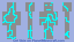 Futuristic robot Minecraft Skin