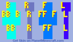 Labeled Sides Minecraft Skin