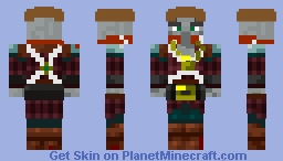 OutLaw Pillager- Custom Mob Idea Minecraft Skin