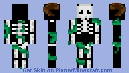 Vine Skeleton Minecraft Skin