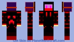 blue/red gamer Minecraft Skin