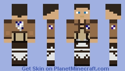 Attack on Titan Male Skin Minecraft Skin