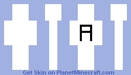 letters and numbers - A Minecraft Skin