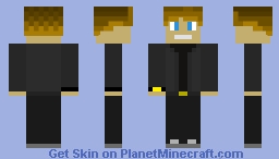 Black Suit Minecraft Skin
