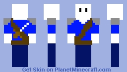 Chibi Male Swordsman Minecraft Skin