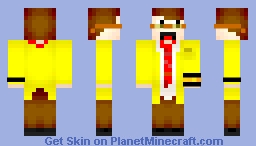 Man in Yellow Minecraft Skin