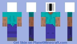 Infected Human (Infected Steve) Minecraft Skin