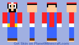 Mario Minecraft Skin