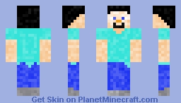 Steve of 💡💡💡 colors XD Minecraft Skin