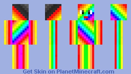 Rainbow Minecraft Skin