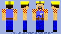 Remastered builder steve Minecraft Skin