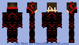 red gamer Minecraft Skin