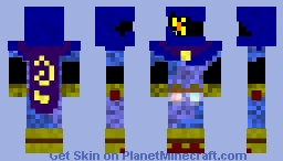 Black wizard Minecraft Skin