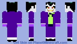 The Joker (BTAS) Minecraft Skin
