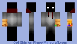 Null with the infinity gauntlet Minecraft Skin