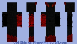 Red Evil Demon Minecraft Skin