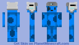 Ushanka blue Minecraft Skin