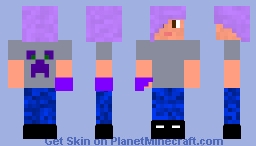 purple Minecraft Skin