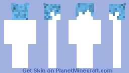 Blue Hair Minecraft Skin
