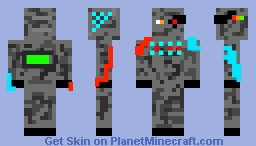 Cyborg XII Minecraft Skin