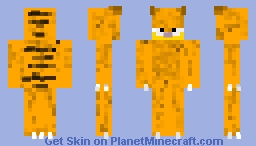 Garfield Minecraft Skin