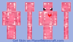 Pink slime thing Minecraft Skin