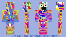 a mess Minecraft Skin