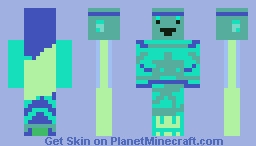 diamond man Minecraft Skin