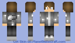 Gray, Iron Boy Minecraft Skin