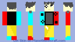 Nintendo Switch player Minecraft Skin