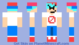 Boyfriend FNF #2 Minecraft Skin