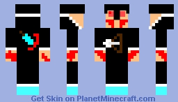 RED Minecraft Skin