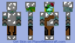 Bob The "Mutant" Zombie Minecraft Skin