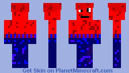 hot lava and water Minecraft Skin