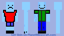 Blue dude Minecraft Skin