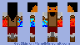 Elemental Worrior Minecraft Skin