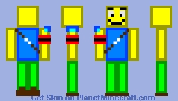 (UPDATED) Noob Skin 2.0 Minecraft Skin