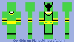 Green Mystic Ranger Minecraft Skin