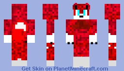Red furry Minecraft Skin
