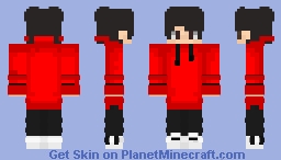 Red boy V2 Minecraft Skin