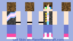 Trans boy Minecraft Skin