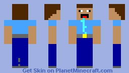 Steve is derpy Minecraft Skin