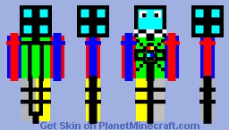 diamond man Minecraft Skin