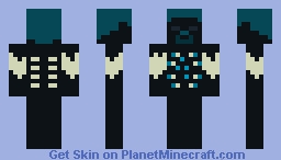 Skulk Steve Minecraft Skin