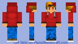 Red sweater Minecraft Skin